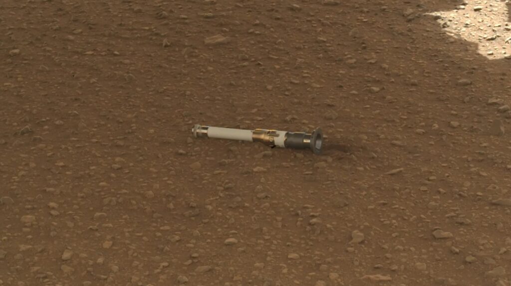 NASA's Mars rover Perseverance 'dropped' the first of 10 tubes with ...
