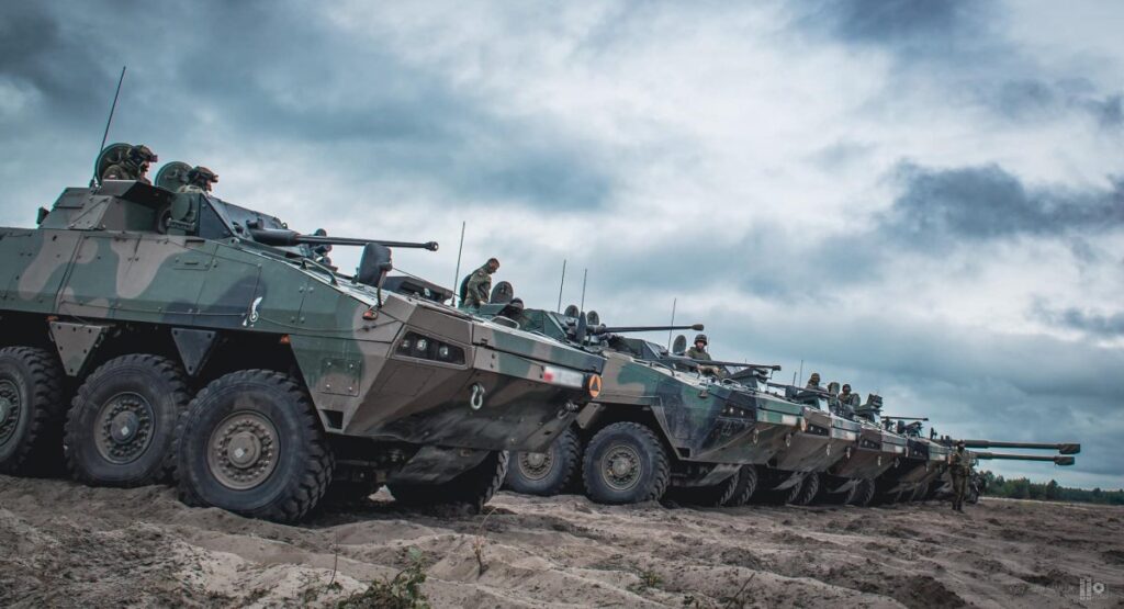 Polish combat vehicle Rosomak seen in the Ukrainian Armed Forces for ...