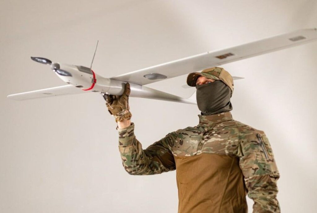 Ukrainian reconnaissance drone MARA is capable of operating at low ...