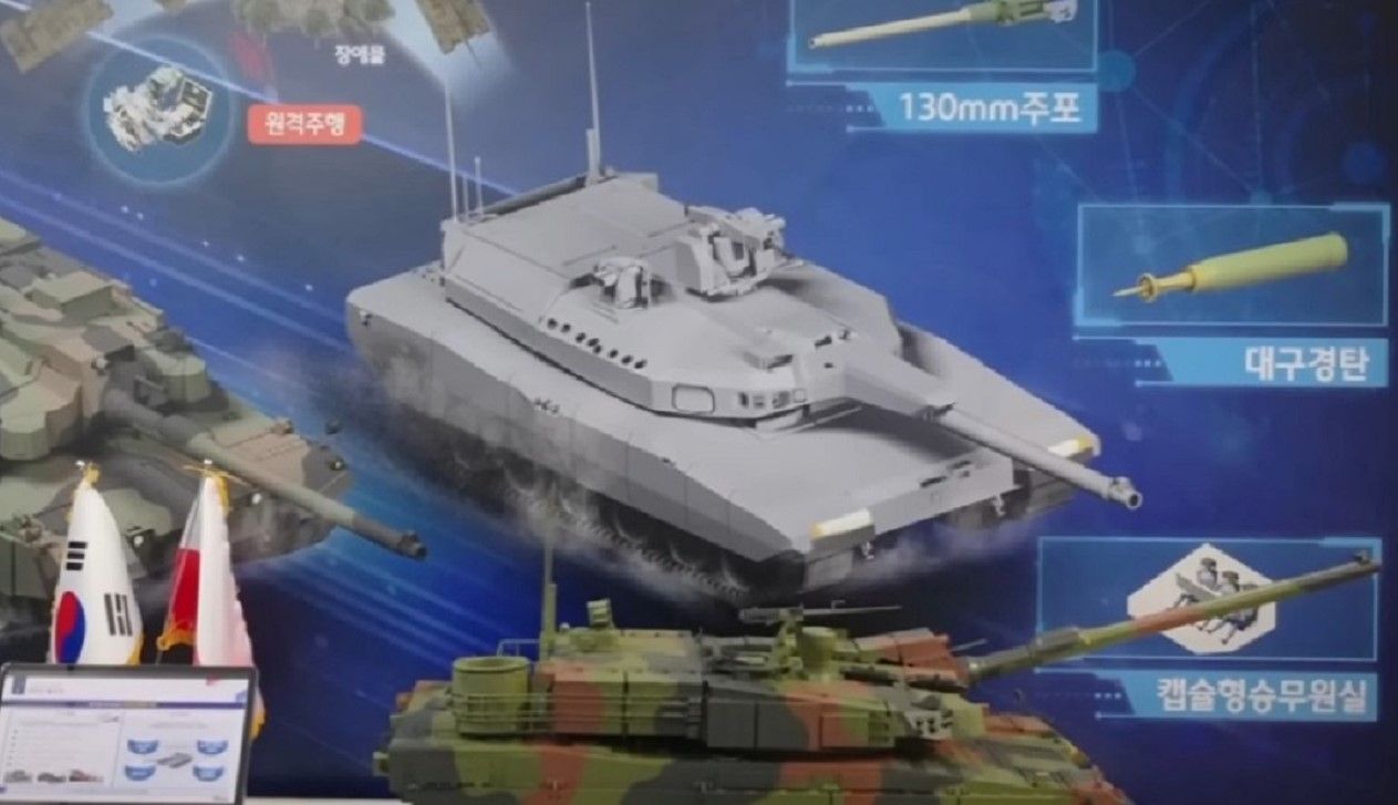 Hyundai unveils Main Battle Tank unmanned invisible tank concept ...