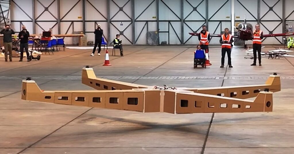 The world's largest quadcopter has been developed and launched in the ...
