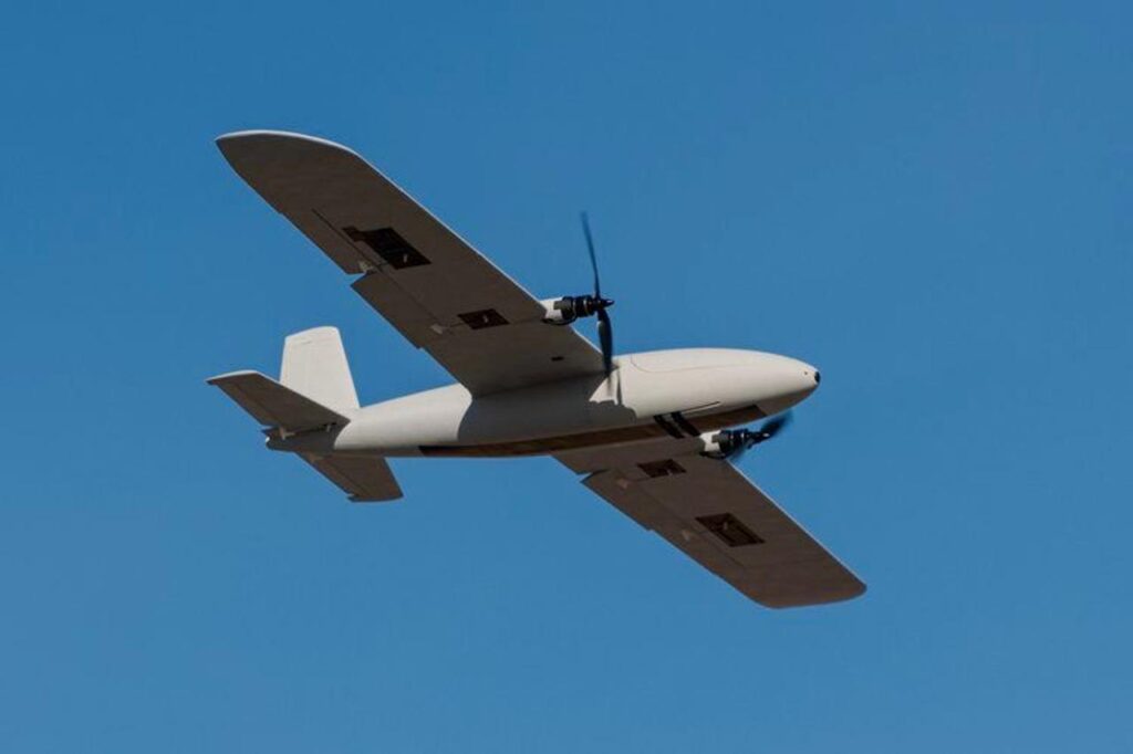 A 3D-printed UAV with a range of 400 km was presented in Germany (photo ...