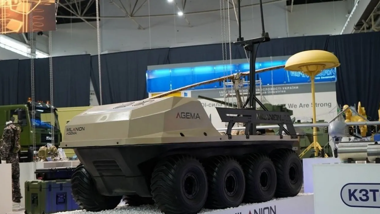 Ukrainian Armed Forces receive AGEMA amphibious ground drone to be ...