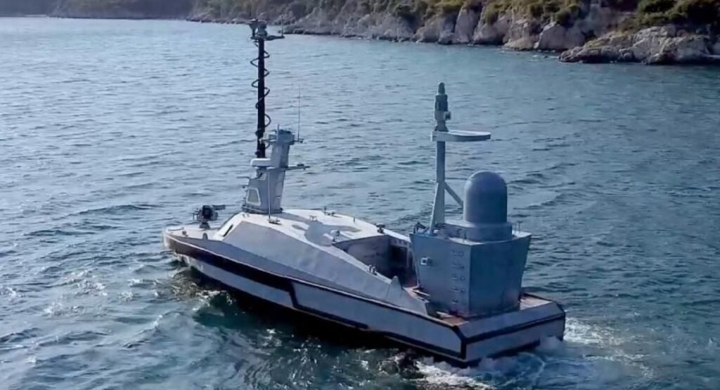 The world's first maritime drone for electronic warfare MARLIN was ...