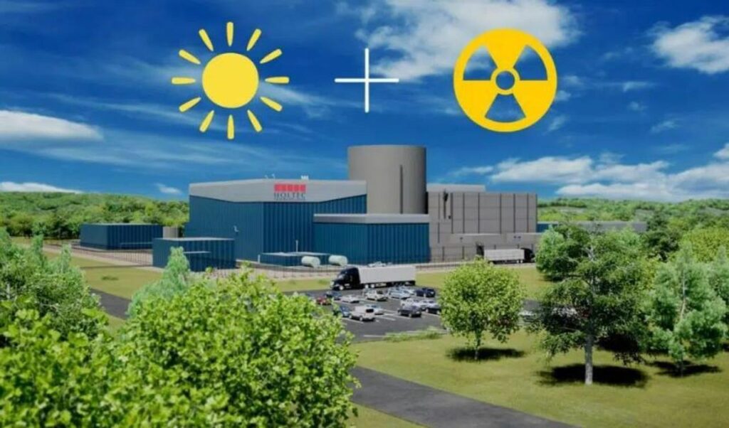 Holtec designs the first hybrid power plant with solar and nuclear power at the same time ...