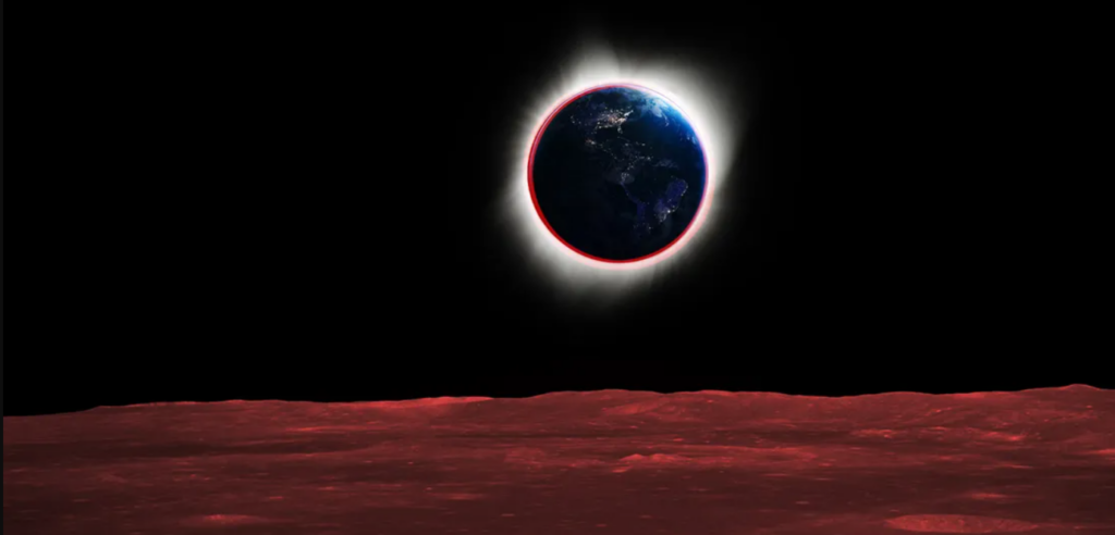 NASA shows what a solar eclipse on the Moon will look like - latest ...